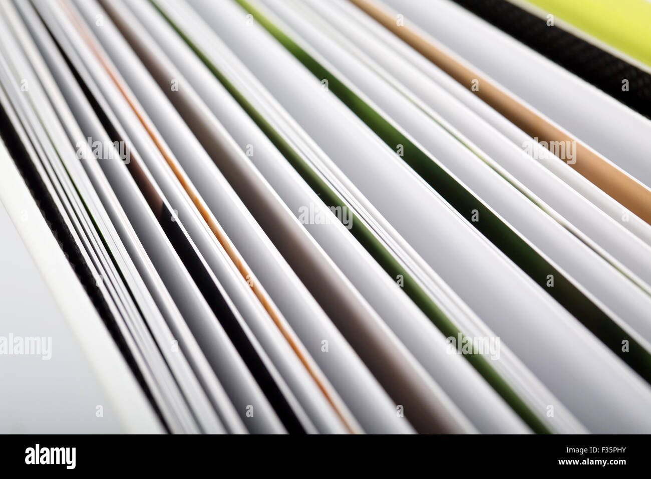 Close up of a open book with pages Stock Photo - Alamy