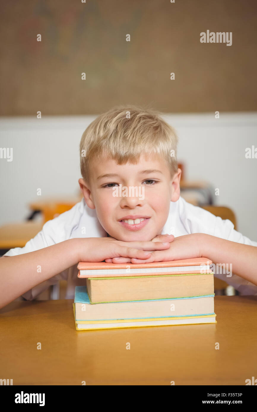 Student doing some class work Stock Photo - Alamy