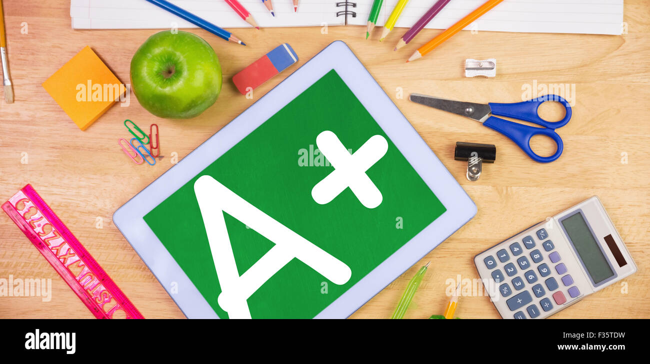 Composite image of a plus grade Stock Photo - Alamy