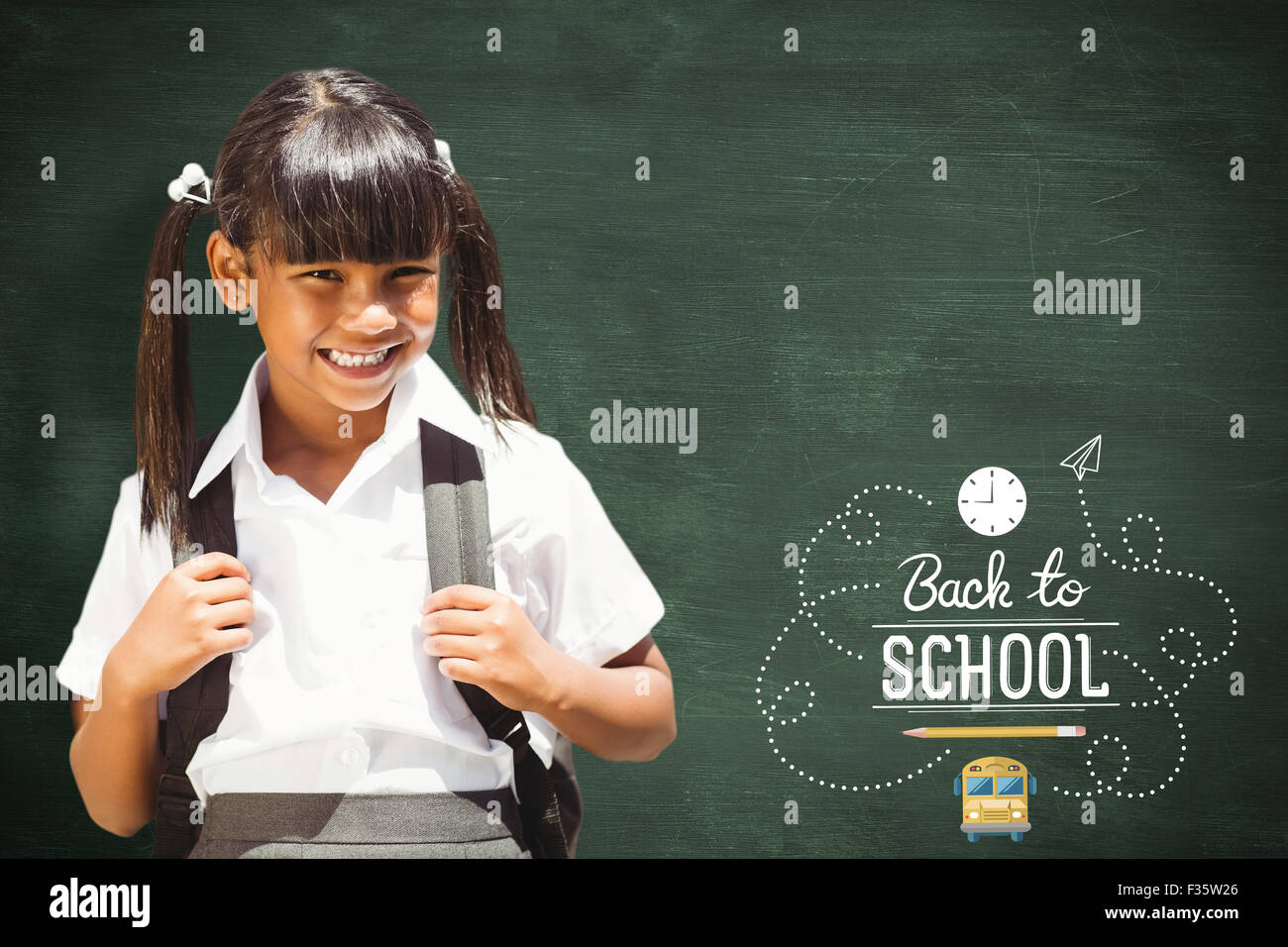Composite image of school kid Stock Photo - Alamy