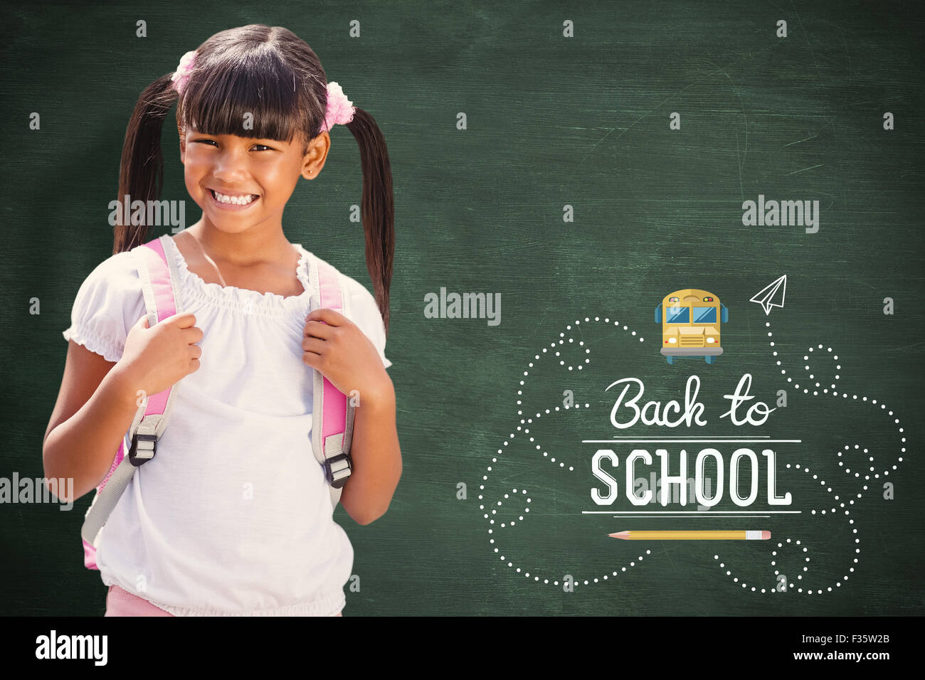 Composite image of school kid Stock Photo - Alamy