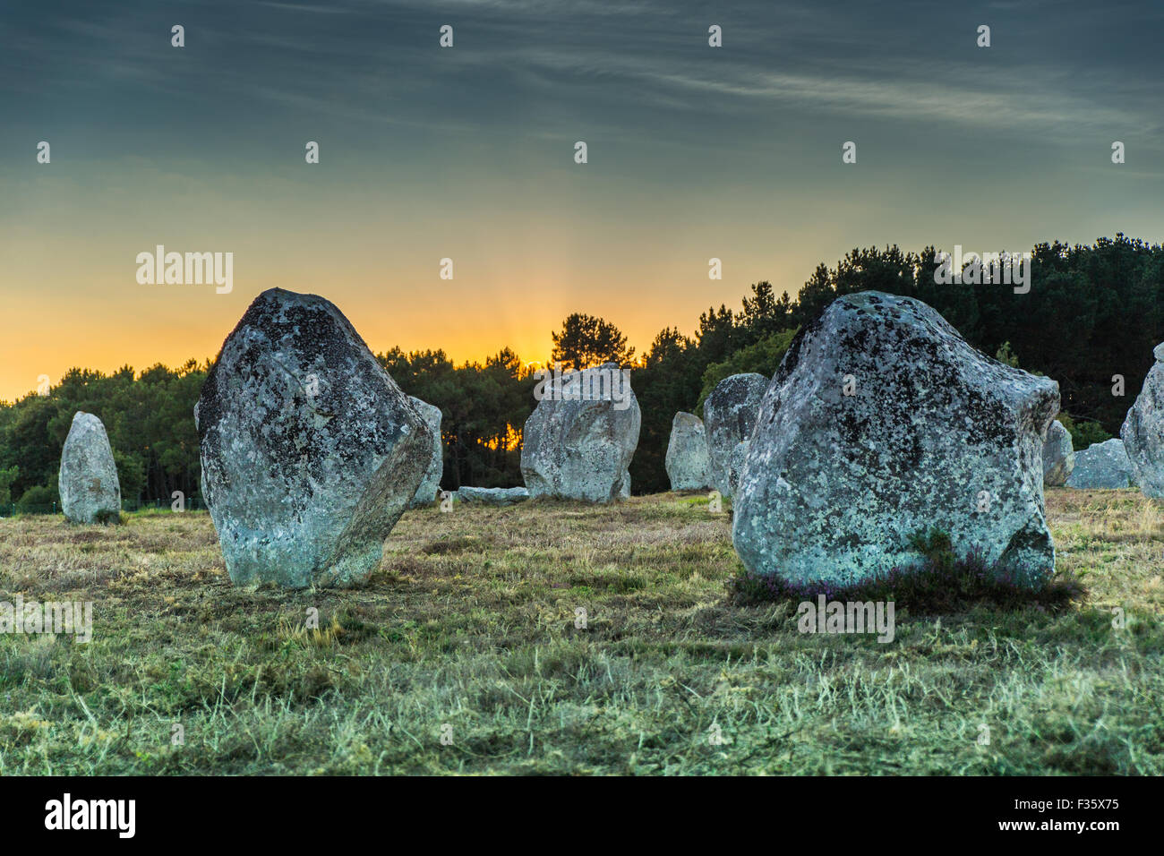Carnac stones hi-res stock photography and images - Alamy