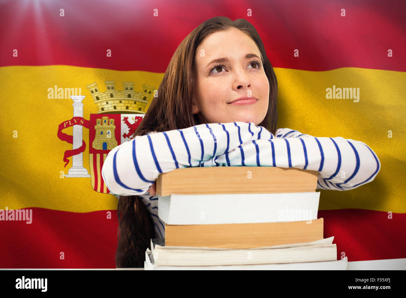 Composite image of students studying Stock Photo - Alamy