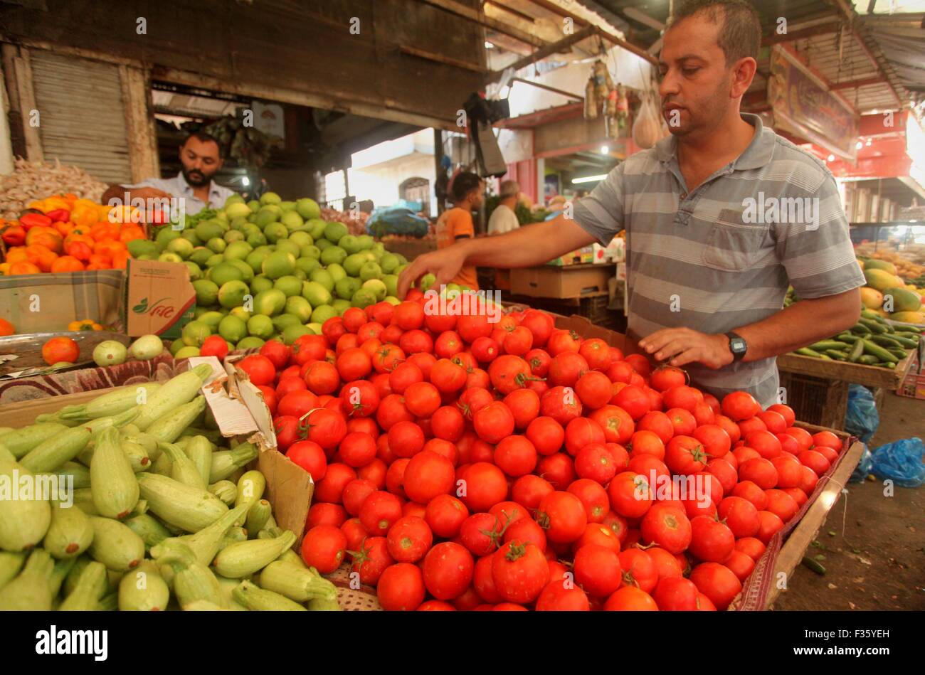 Gaza City, Gaza Strip, Palestinian Territory. 30th Sep, 2015 ...
