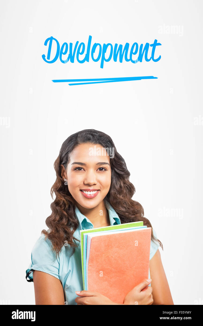 Development against white background with vignette Stock Photo - Alamy