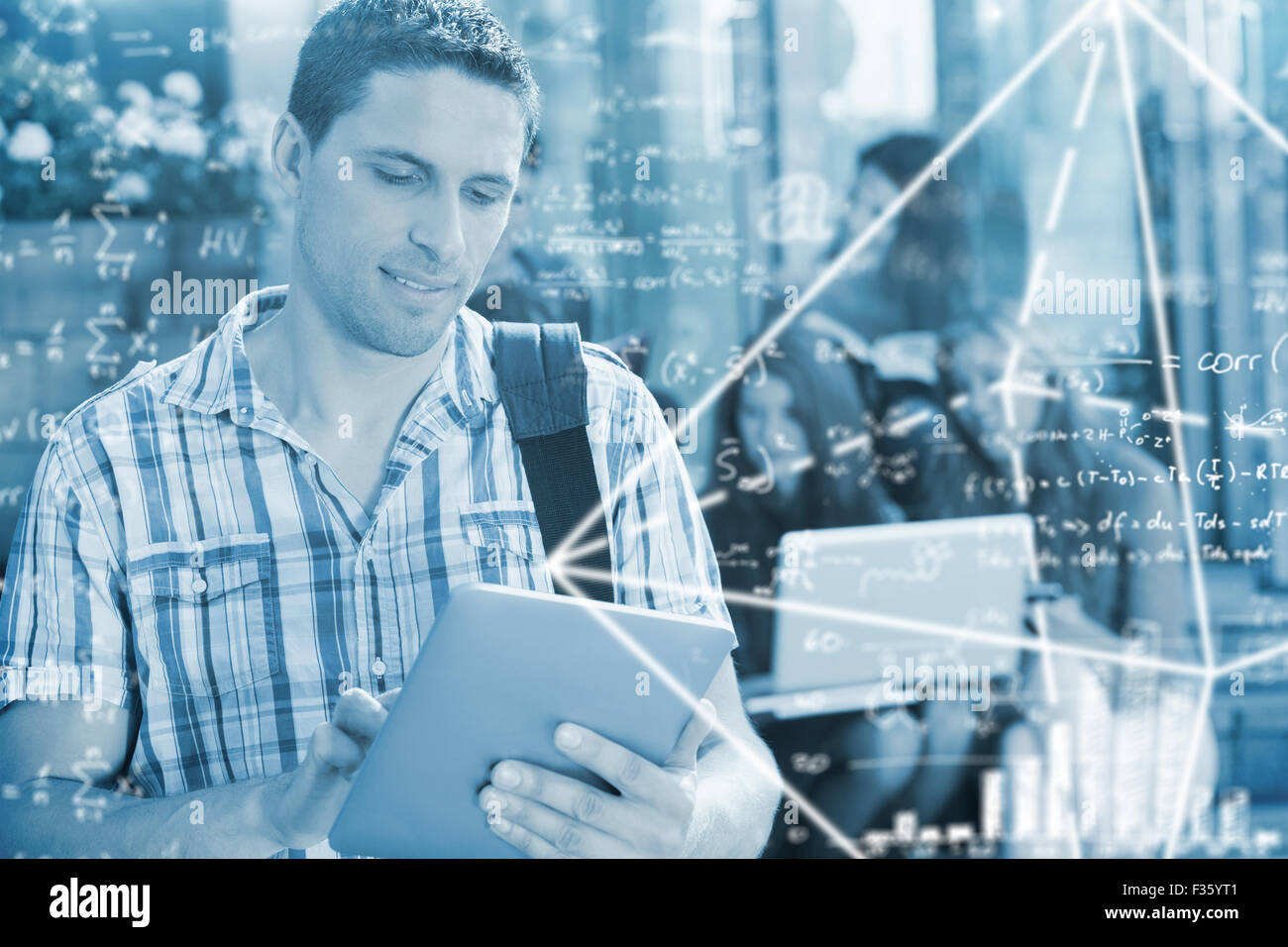 Composite image of maths equation Stock Photo - Alamy