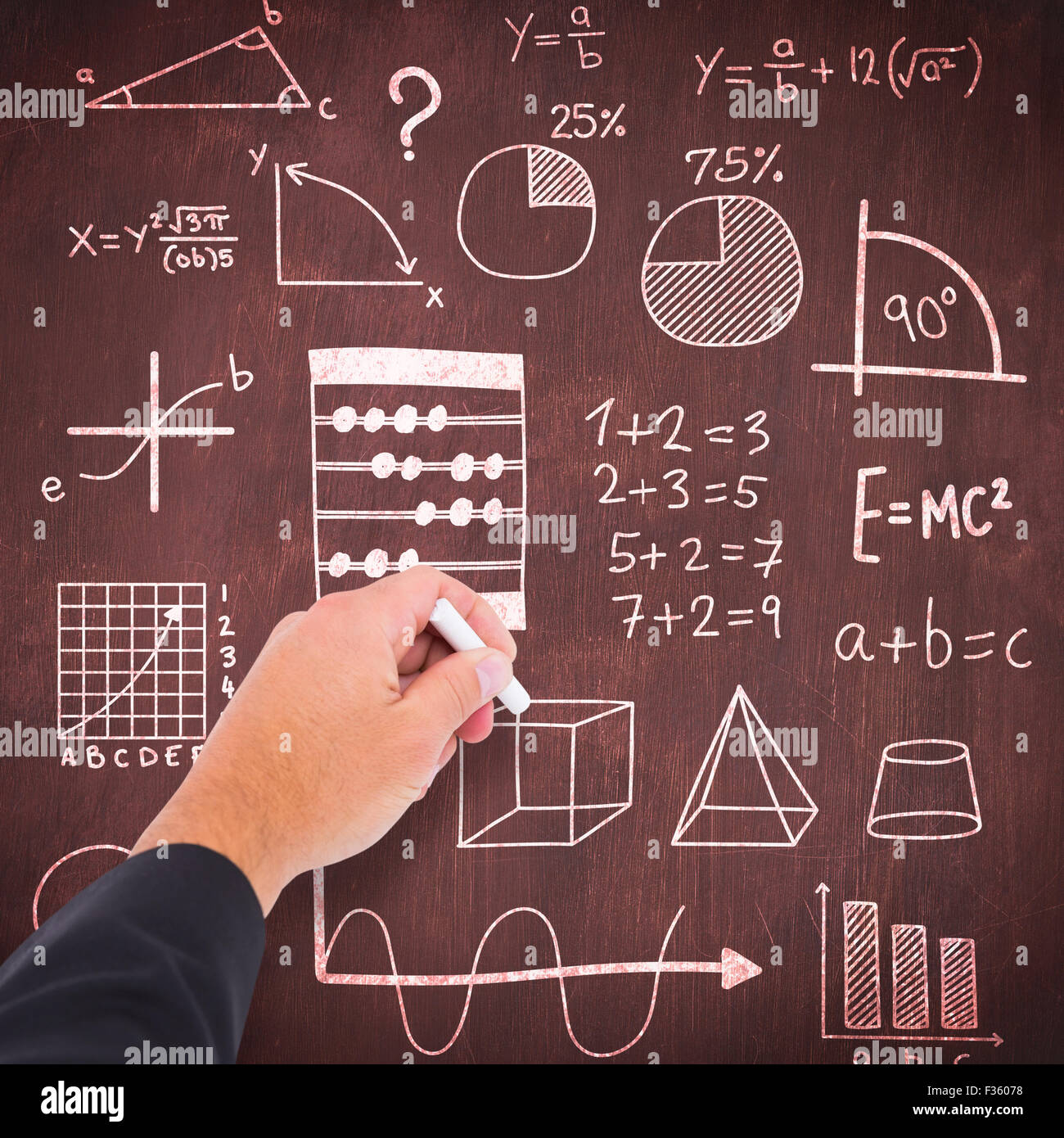 Man hand writing theory hi-res stock photography and images - Alamy