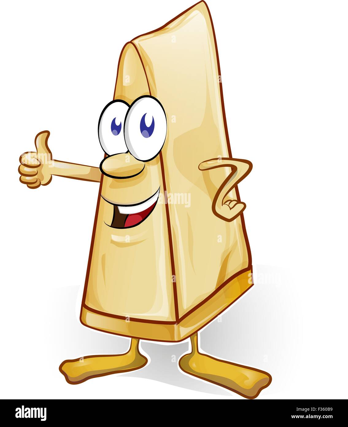 italian cheese cartoon isolated on white background Stock Vector Image ...