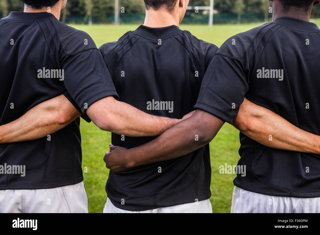 Rugby players standing together before match Stock Photo - Alamy