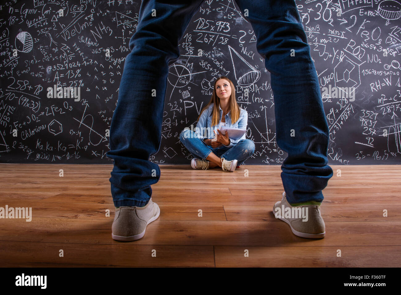 Beautiful young students Stock Photo - Alamy
