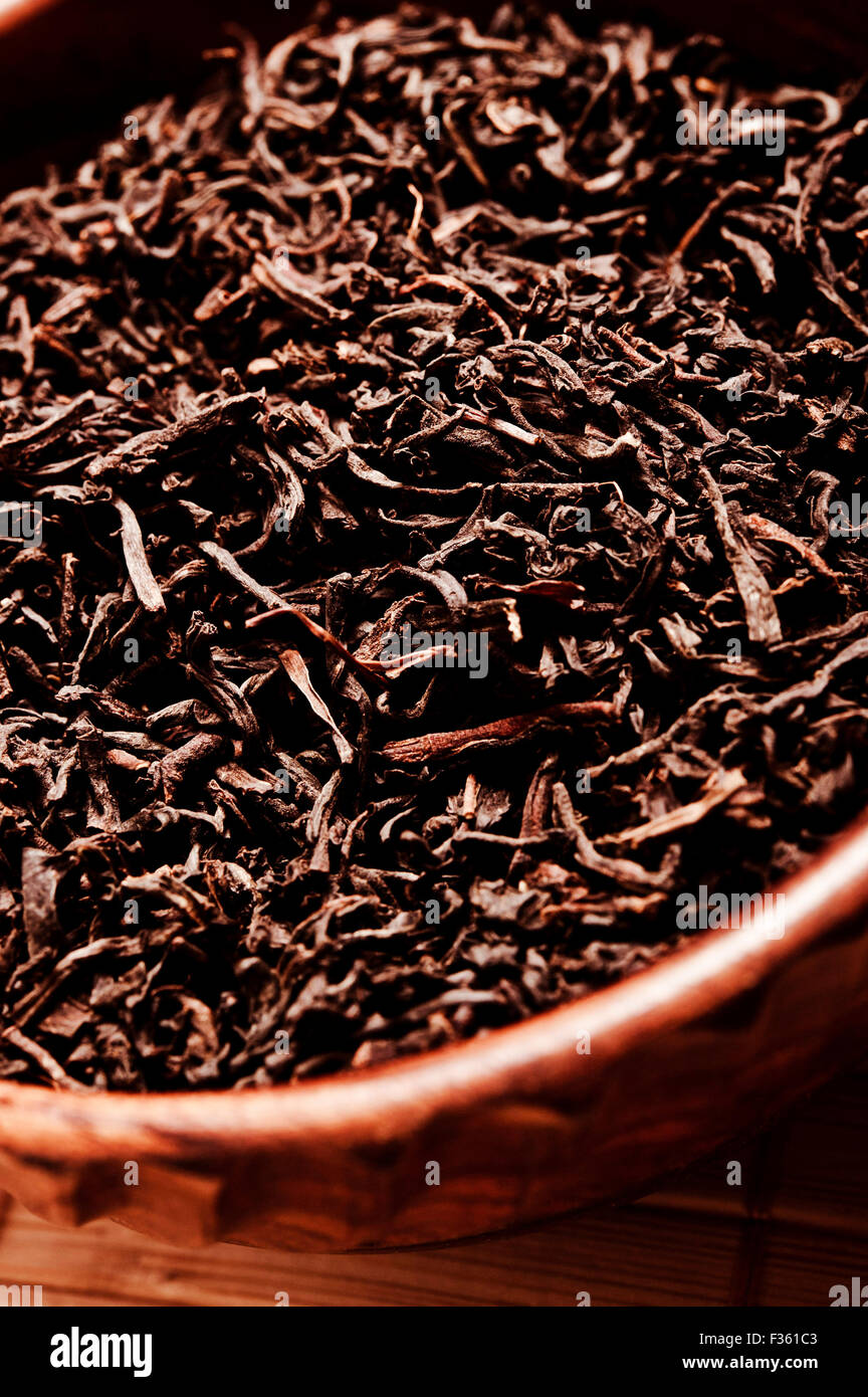 Black tea leaves hi-res stock photography and images - Alamy
