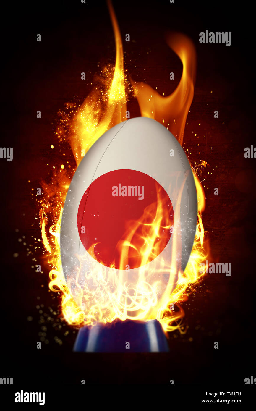 Composite image of japan rugby ball Stock Photo - Alamy