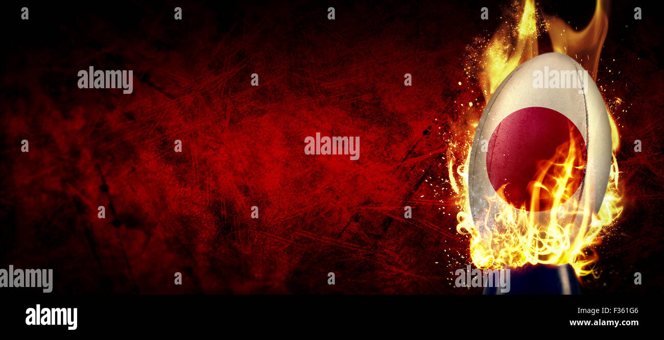 Composite image of japan rugby ball Stock Photo - Alamy