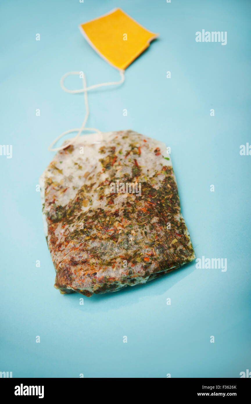 used tea bag Stock Photo - Alamy
