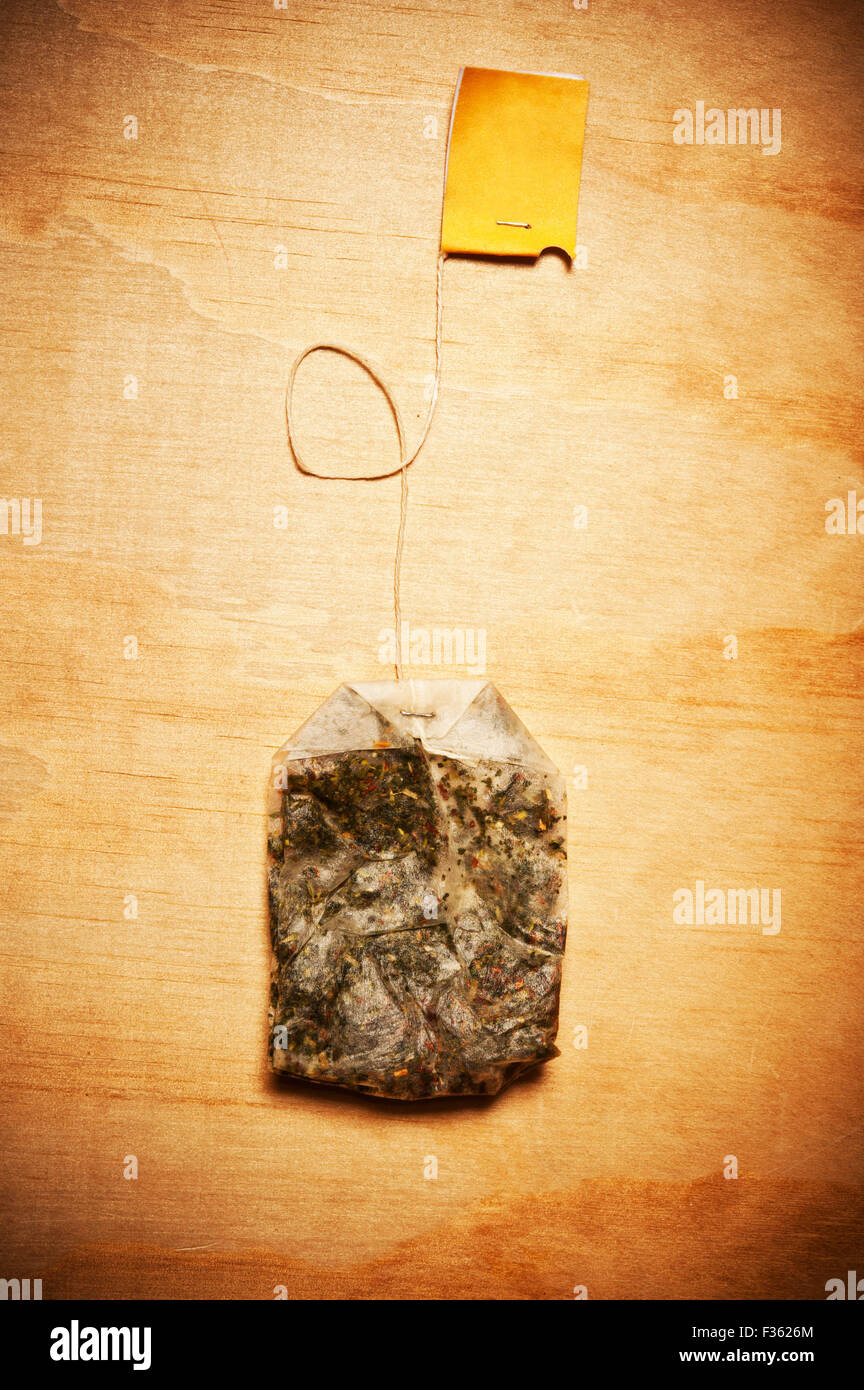used tea bag Stock Photo - Alamy