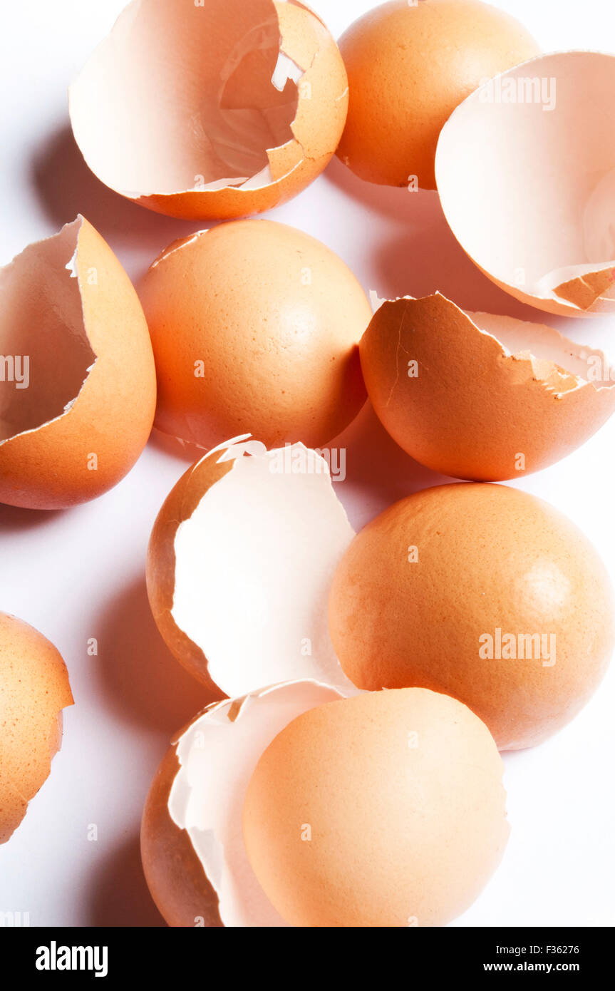 Broken egg shells hi-res stock photography and images - Alamy