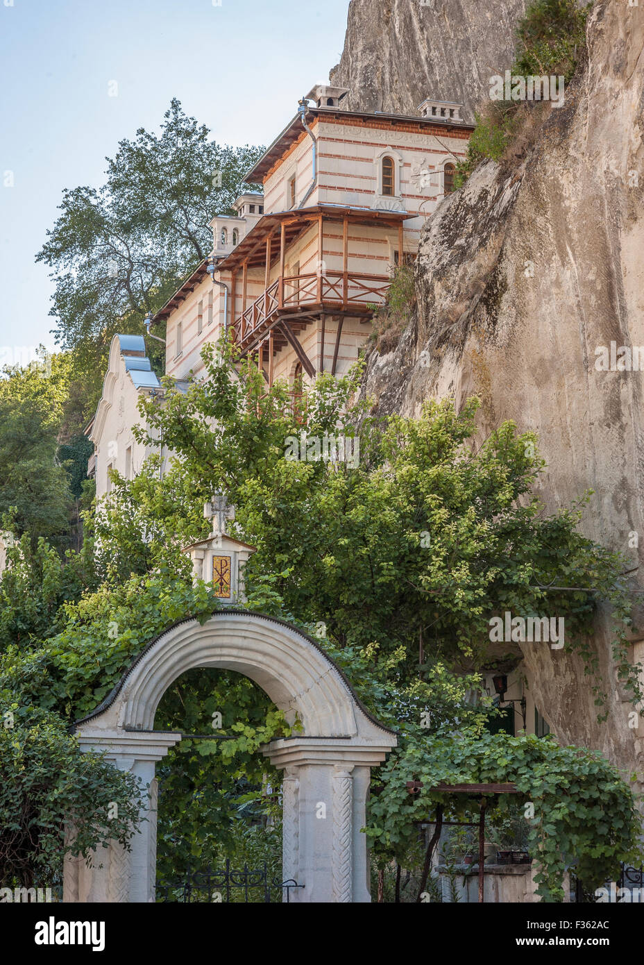 Russia holy assumption orthodox cave monastery abbot house hi-res stock ...