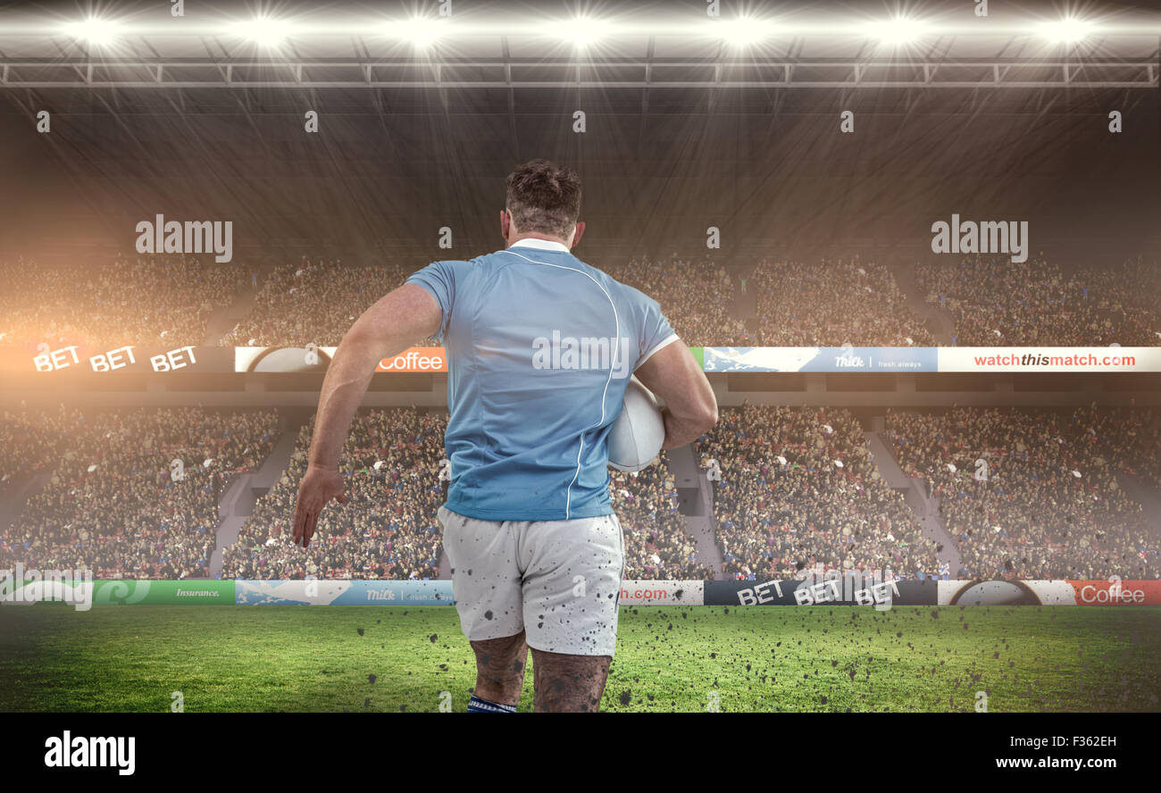 Running carrying ball hi-res stock photography and images - Alamy