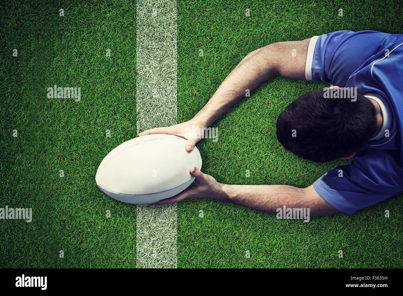 Rugby try line hi-res stock photography and images - Alamy