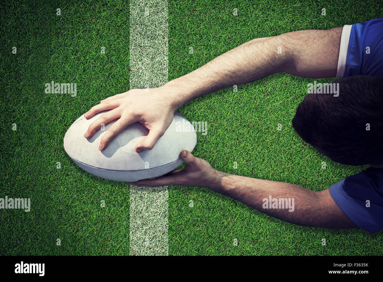 Rugby try line hi-res stock photography and images - Alamy