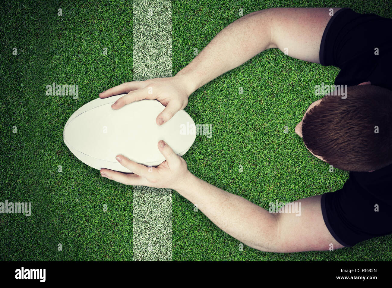 Rugby try line hi-res stock photography and images - Alamy