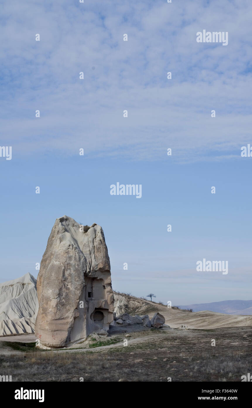 Beautifully surreal landscape in Cappadocia, Central Anatolia, Turkey ...