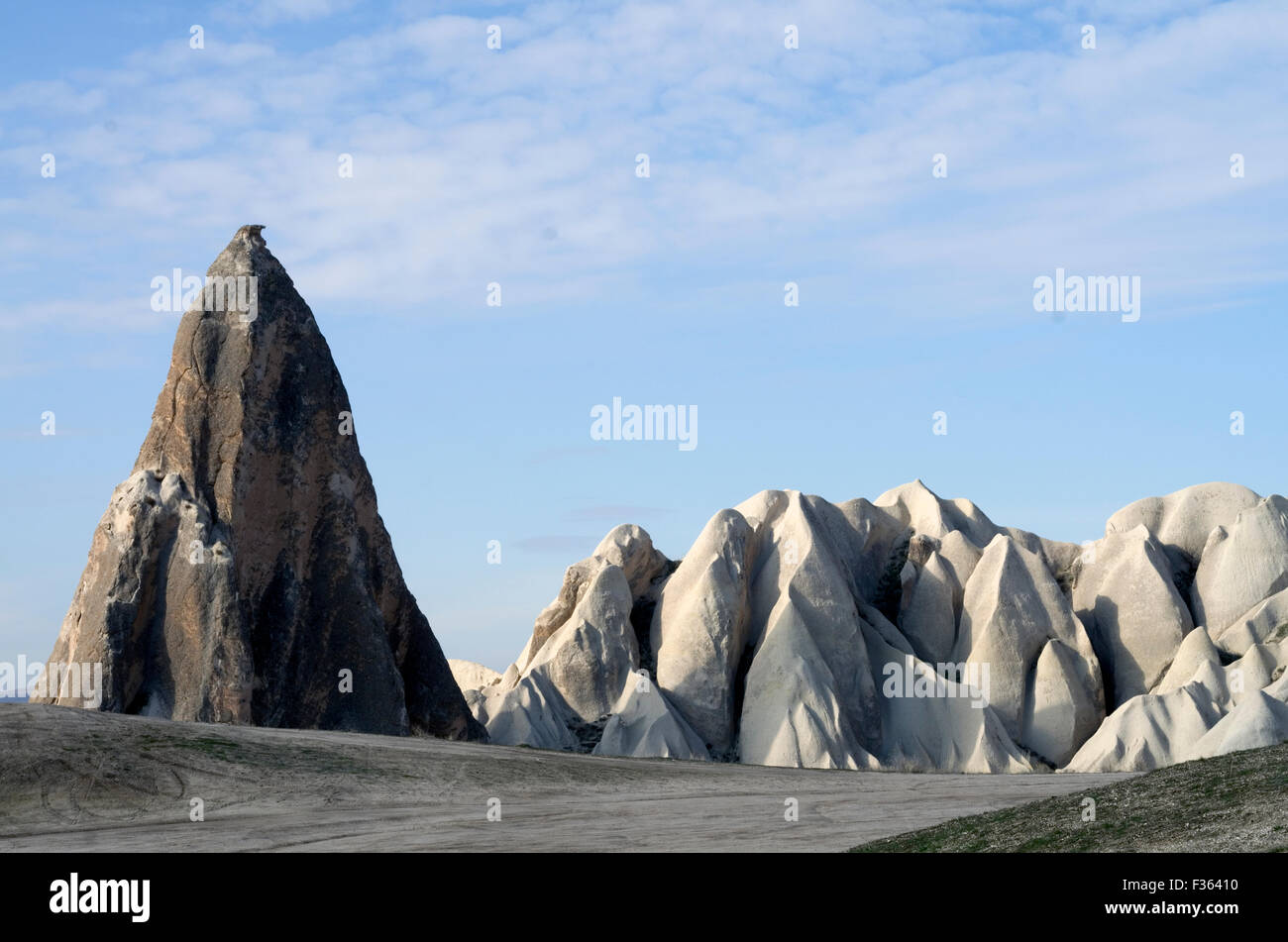 Beautifully surreal landscape in Cappadocia, Central Anatolia, Turkey ...