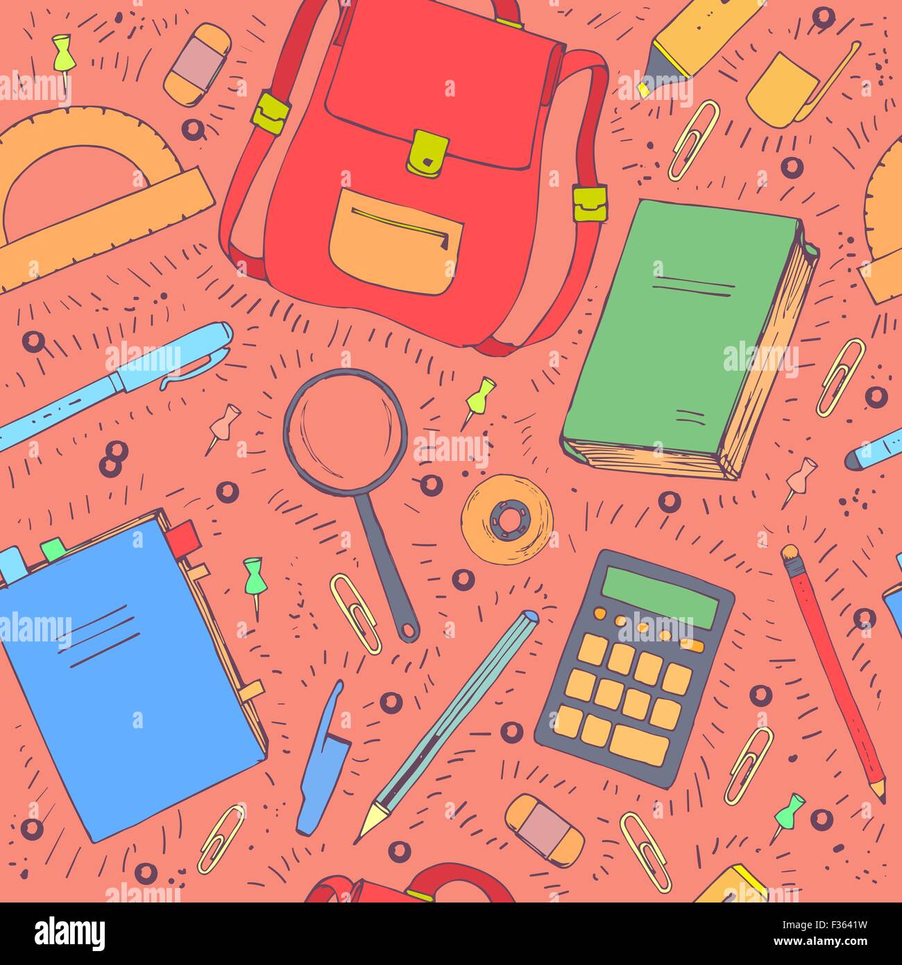 Hand drawn school symbols Stock Vector Image & Art - Alamy