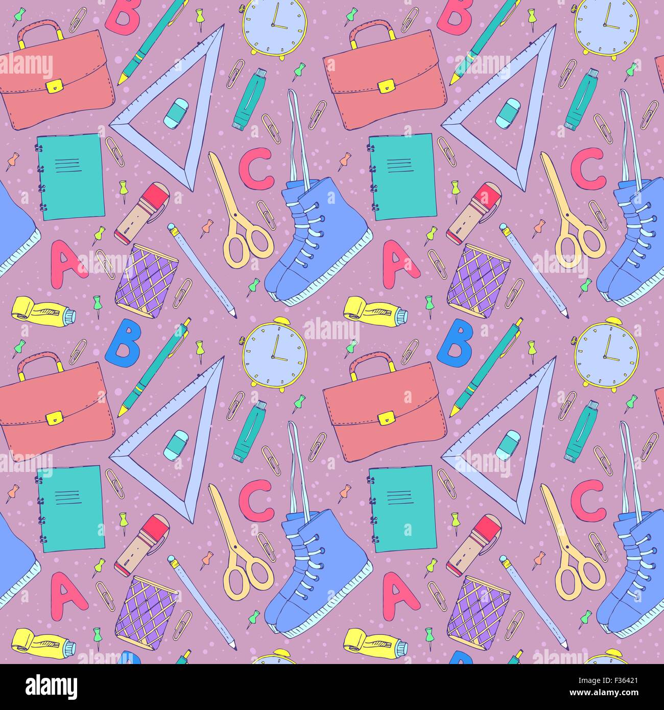 Hand drawn school symbols Stock Vector Image & Art - Alamy