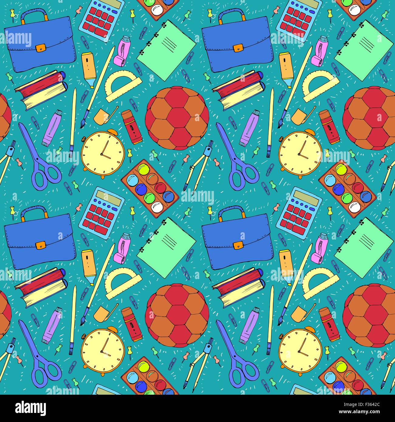 Vector colorful clock symbols hi-res stock photography and images - Alamy