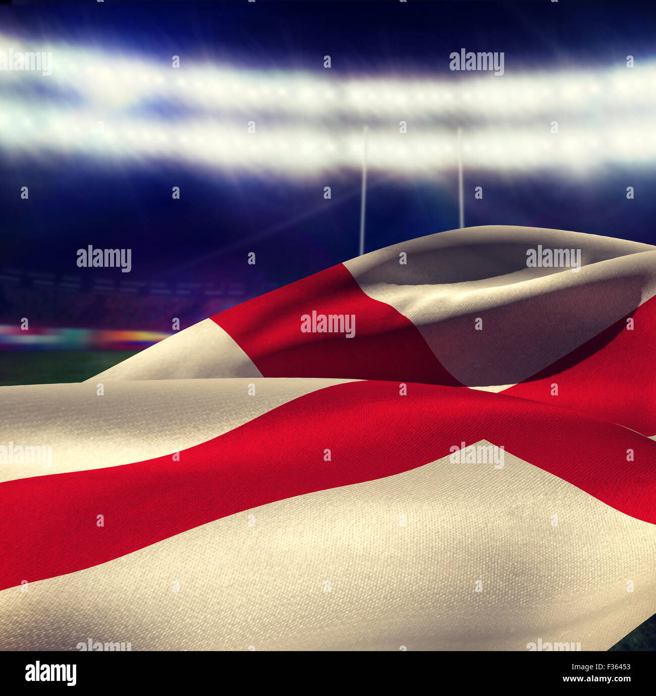 Rugby pitch england rugby flag hi-res stock photography and images - Alamy