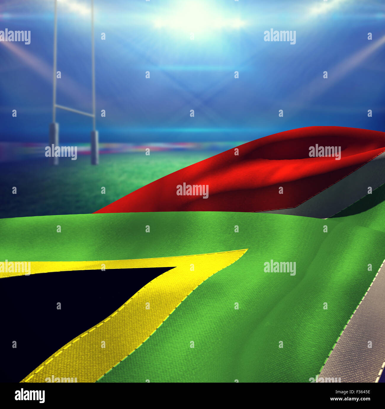 South africa rugby world cup flag hi-res stock photography and images ...