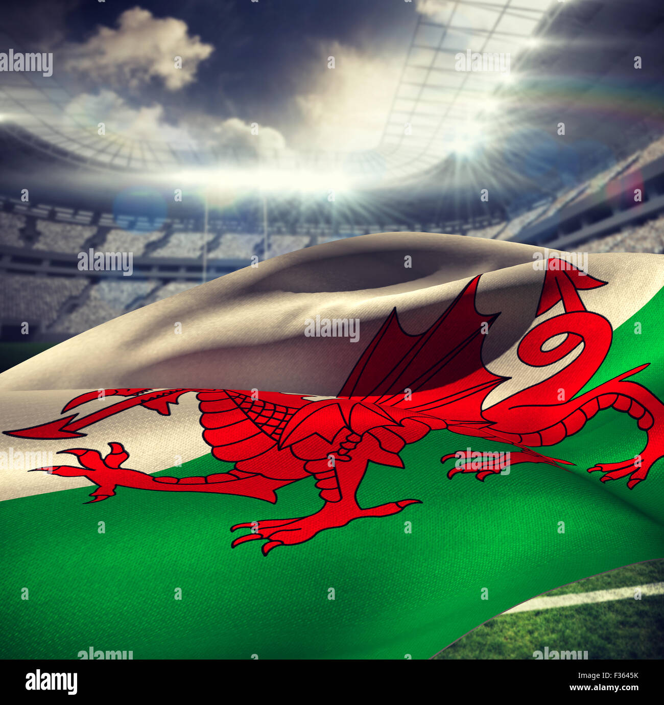 Wales rugby flag hi-res stock photography and images - Alamy