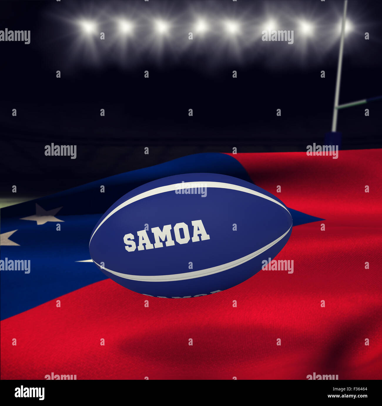 Samoa waving flag hi-res stock photography and images - Alamy