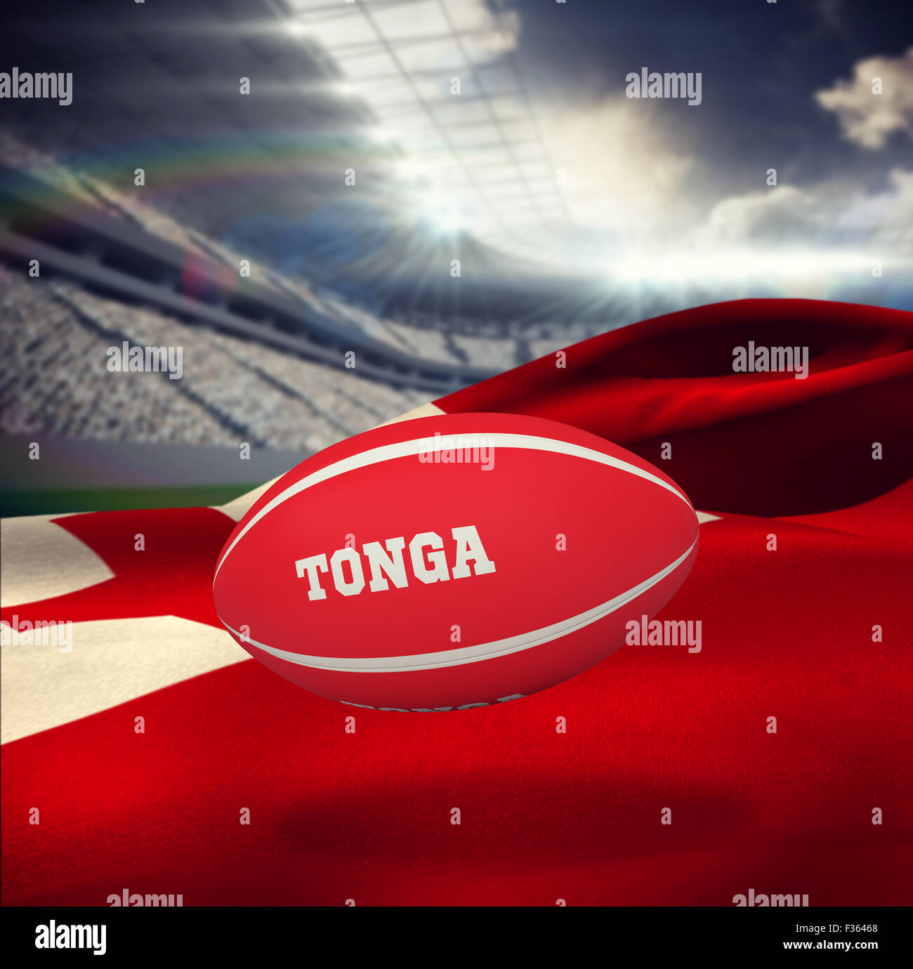 Composite image of tonga rugby ball Stock Photo - Alamy