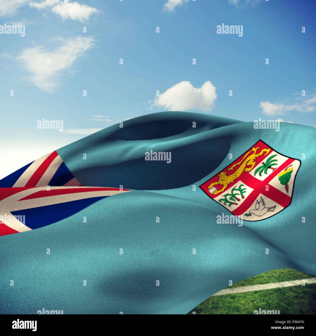 Fiji fiji flag hi-res stock photography and images - Alamy