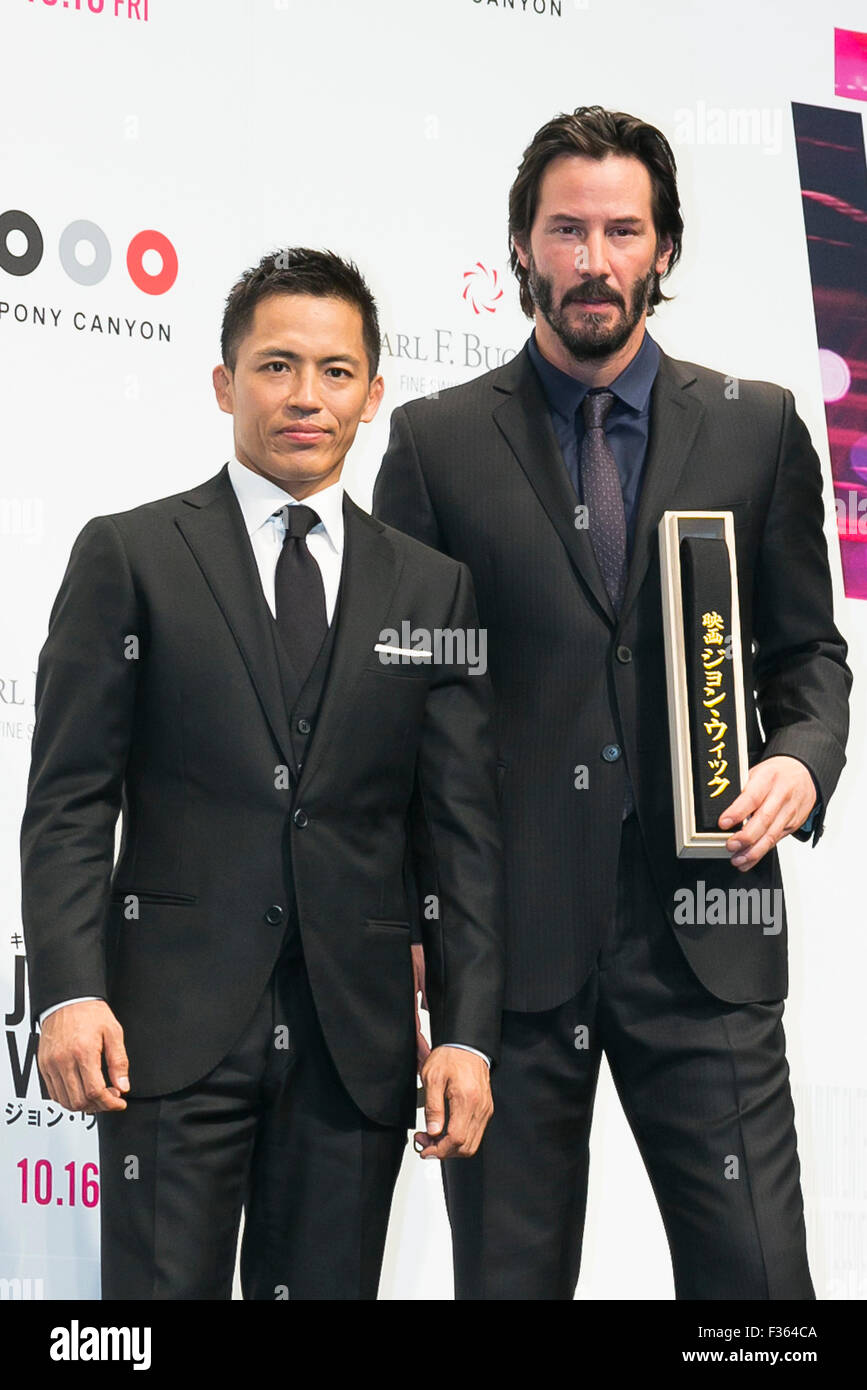 Tokyo, Japan. 30th September, 2015. (L to R) Japanese Judo Gold ...