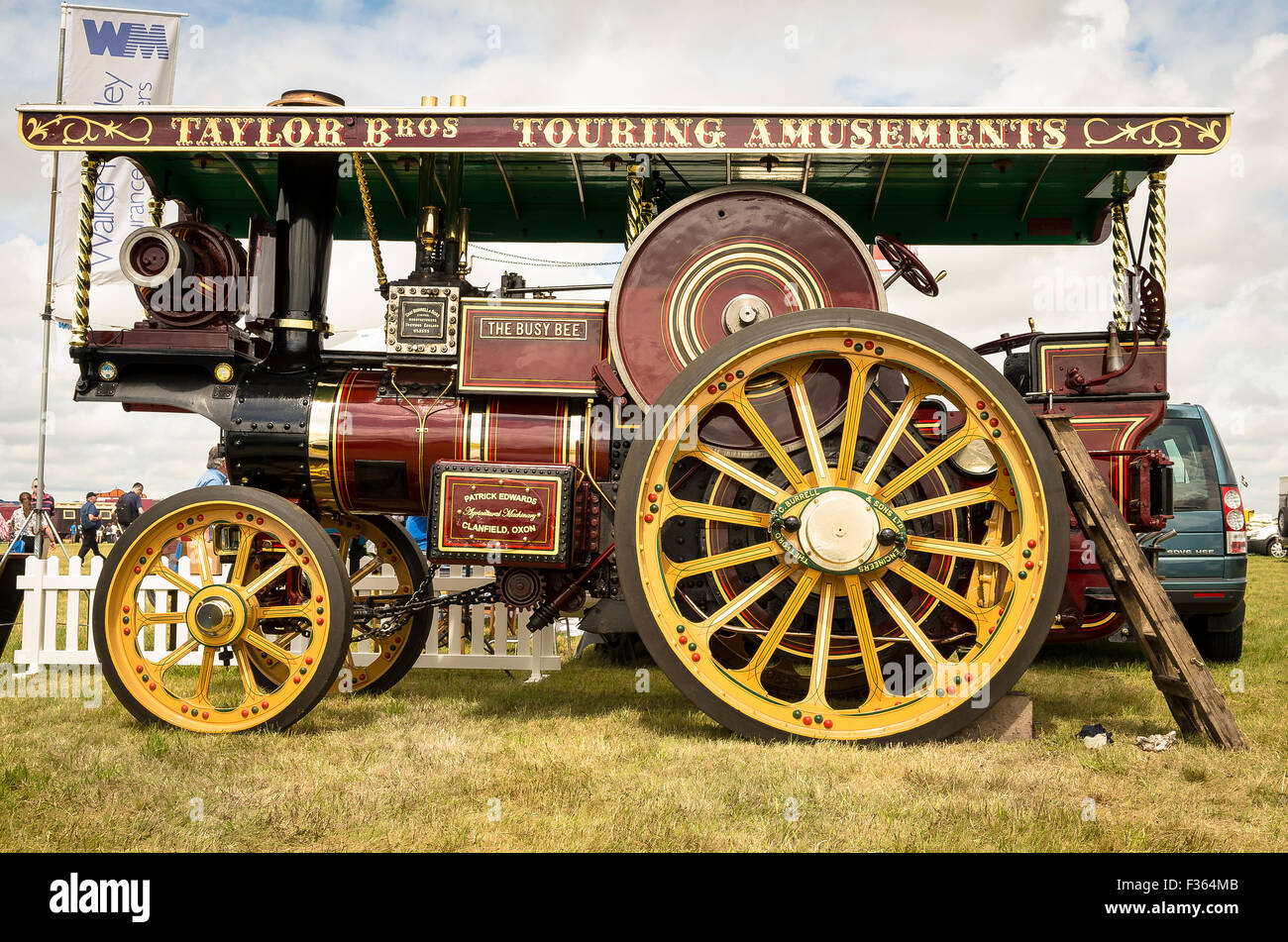 Restored Burrell Showman's engine older than 100 years in uk Stock ...