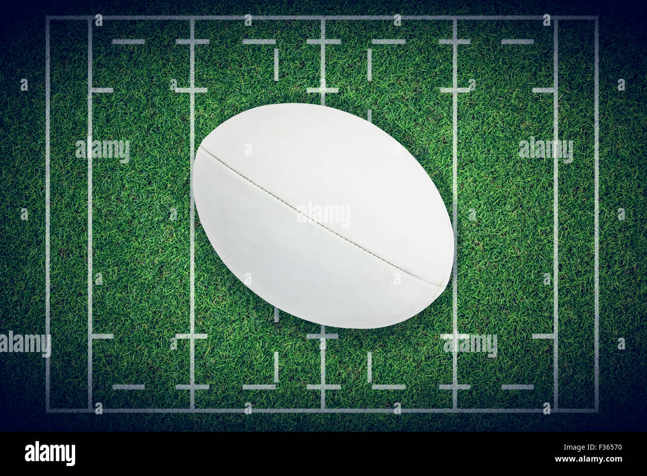 Composite image of close-up of rugby ball Stock Photo - Alamy