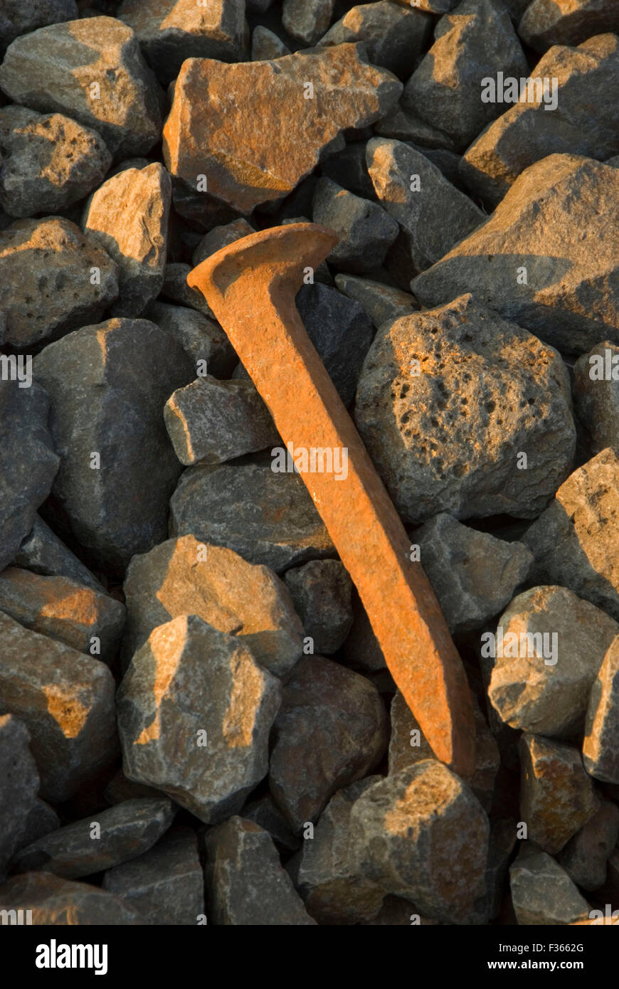 Rail spike hi-res stock photography and images - Alamy