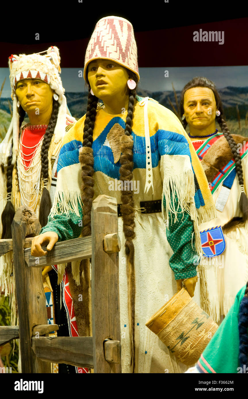 Visitor Center diorama, Whitman Mission National Historic Site ...