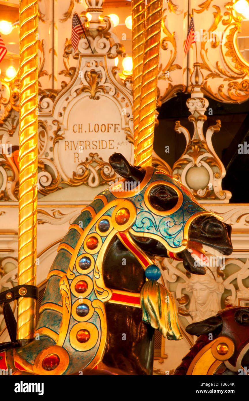 Looff Carousel, Riverfront Park, Spokane, Washington Stock Photo - Alamy