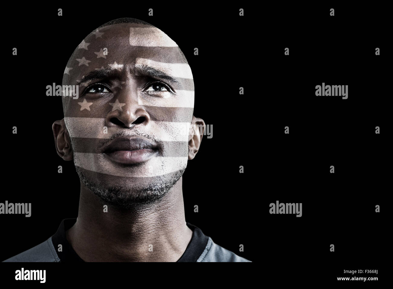 Composite image of usa rugby player Stock Photo - Alamy