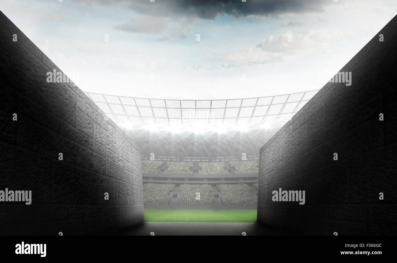 Arena tunnel hi-res stock photography and images - Alamy