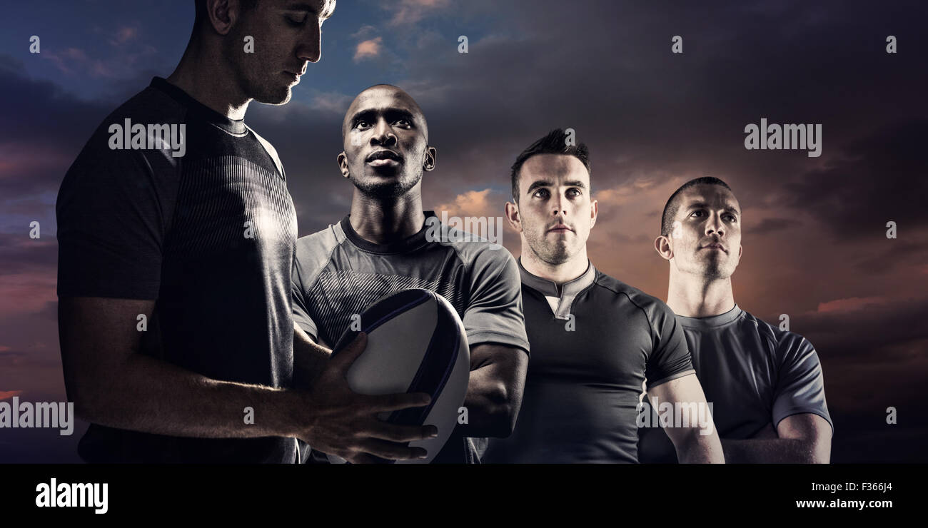 Composite image thinking man hands hi-res stock photography and images ...