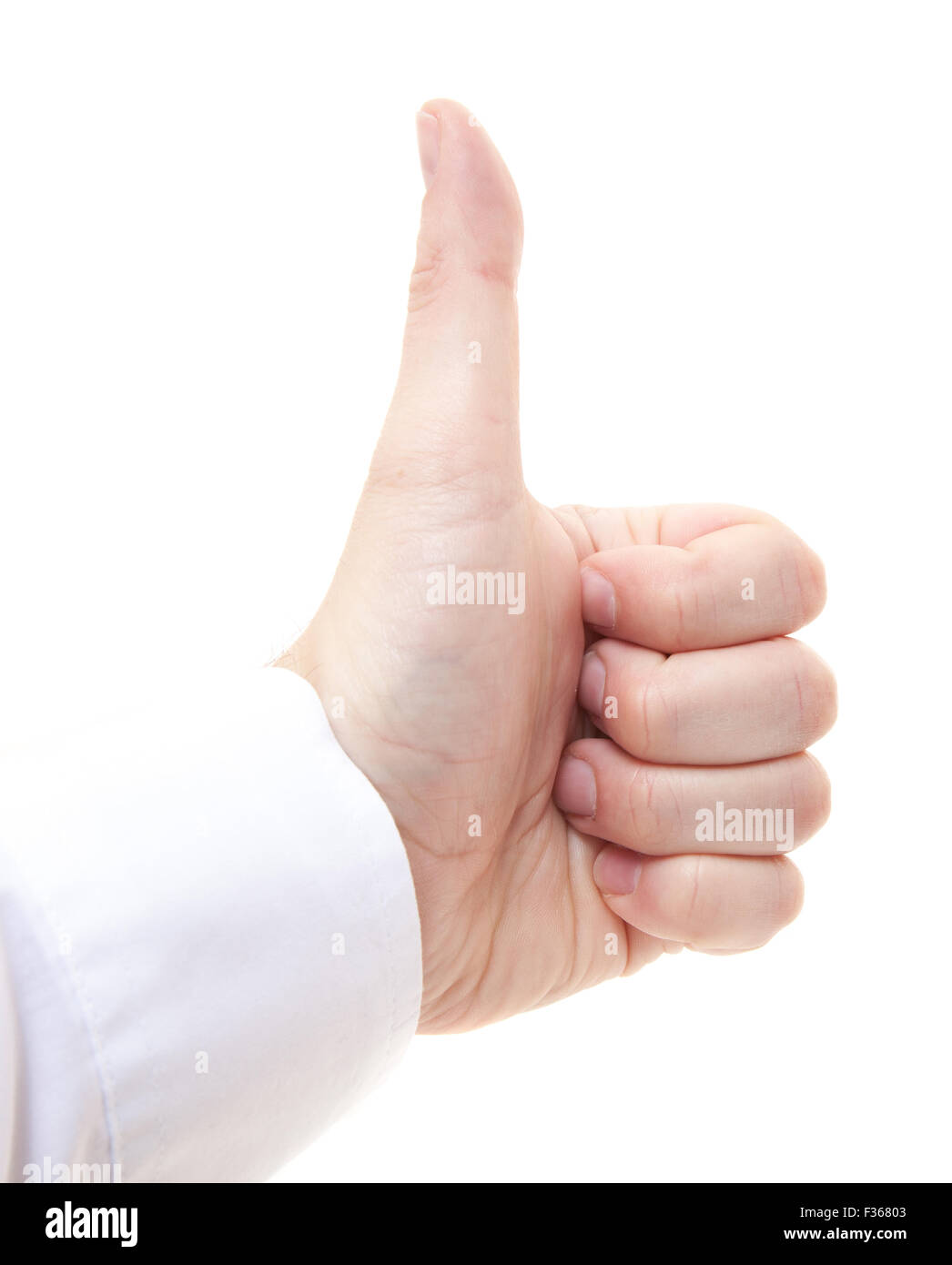 Male hand showing thumbs up hi-res stock photography and images - Alamy
