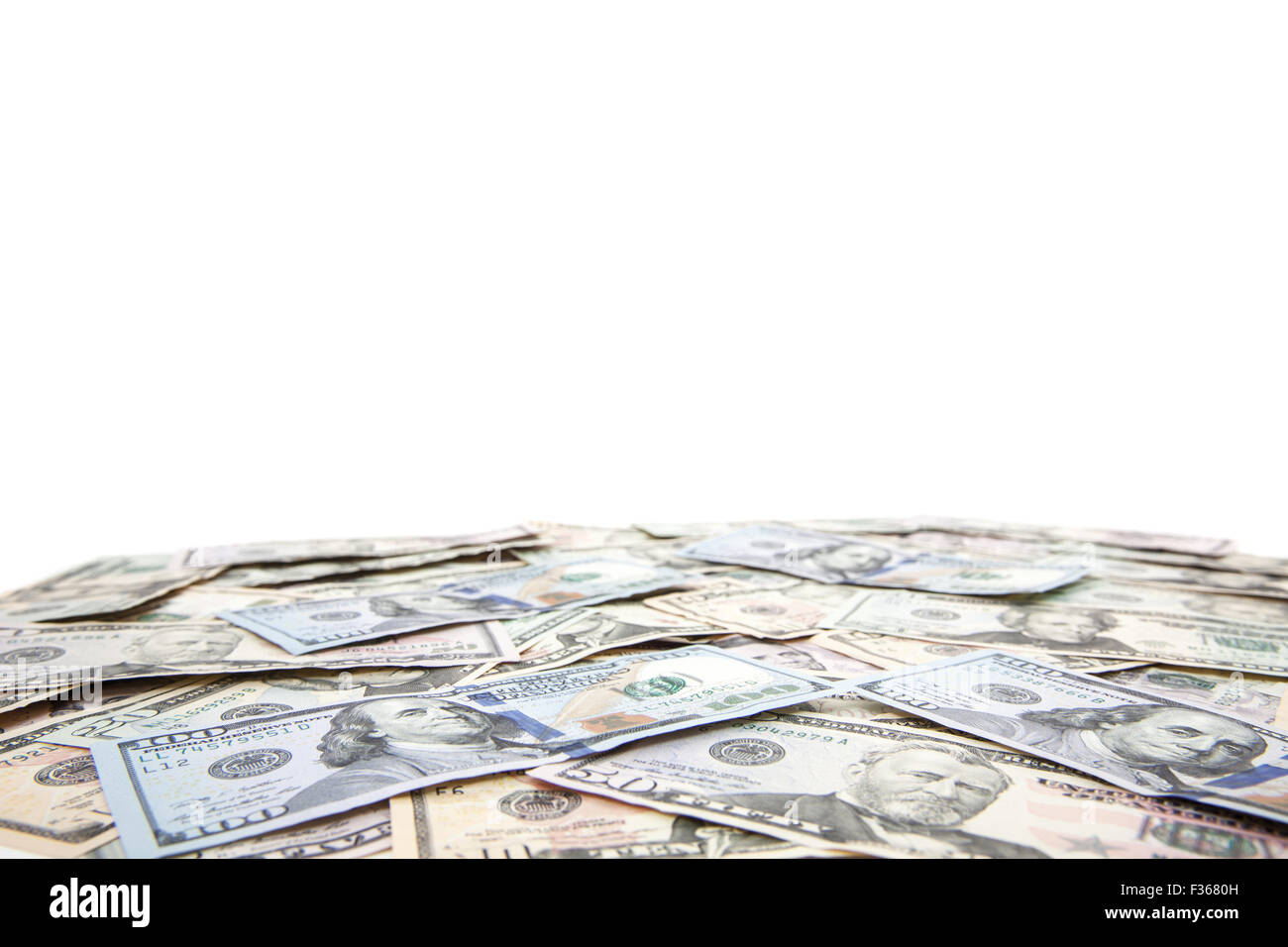 Various dollar notes background concept Stock Photo - Alamy