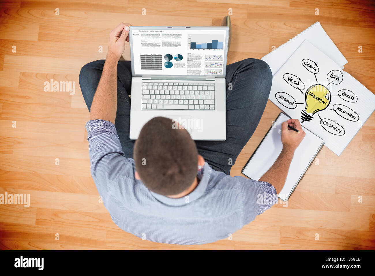 Business process overhead interface hi-res stock photography and images ...