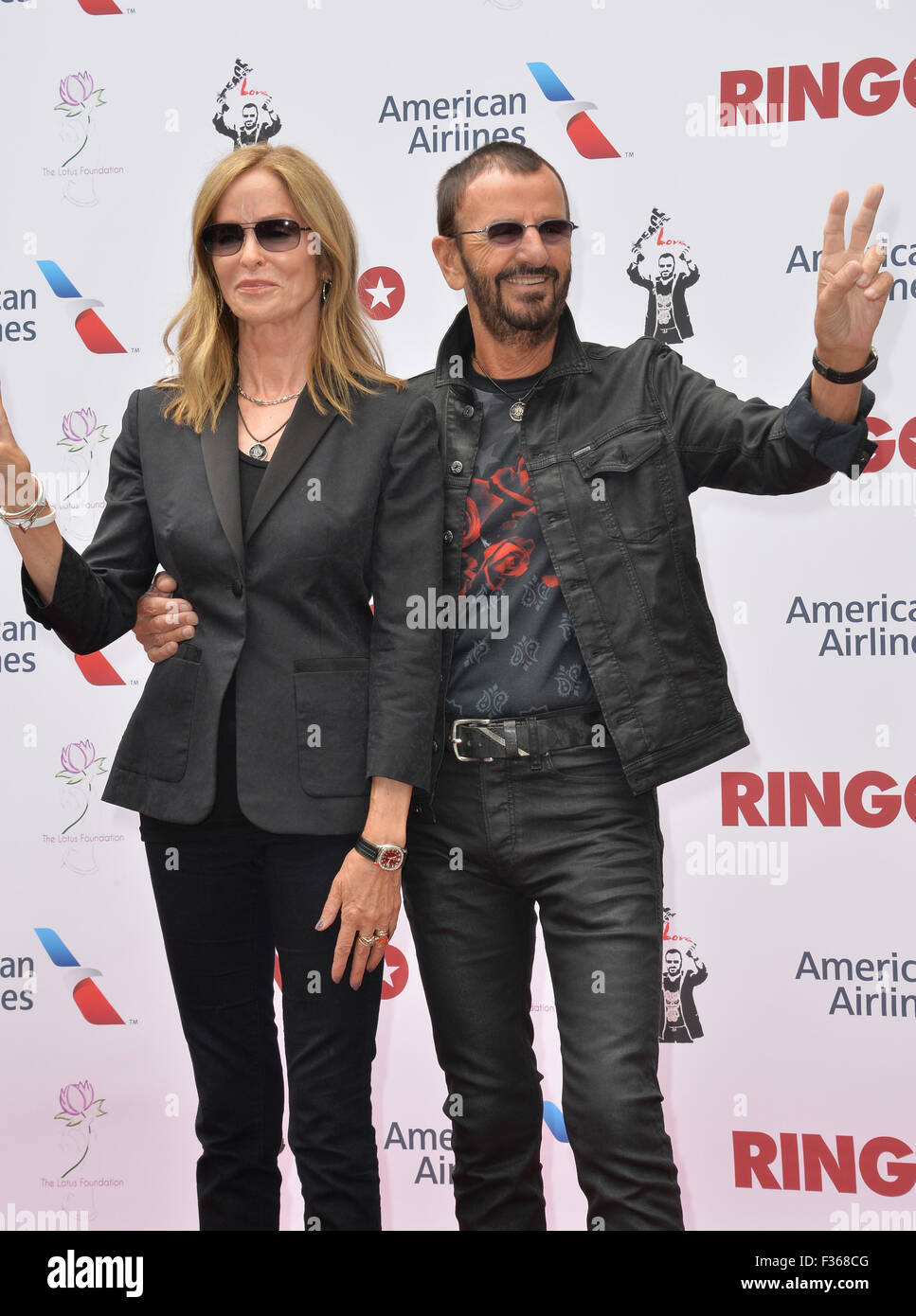 Ringo starr and wife barbara bach hi-res stock photography and images ...