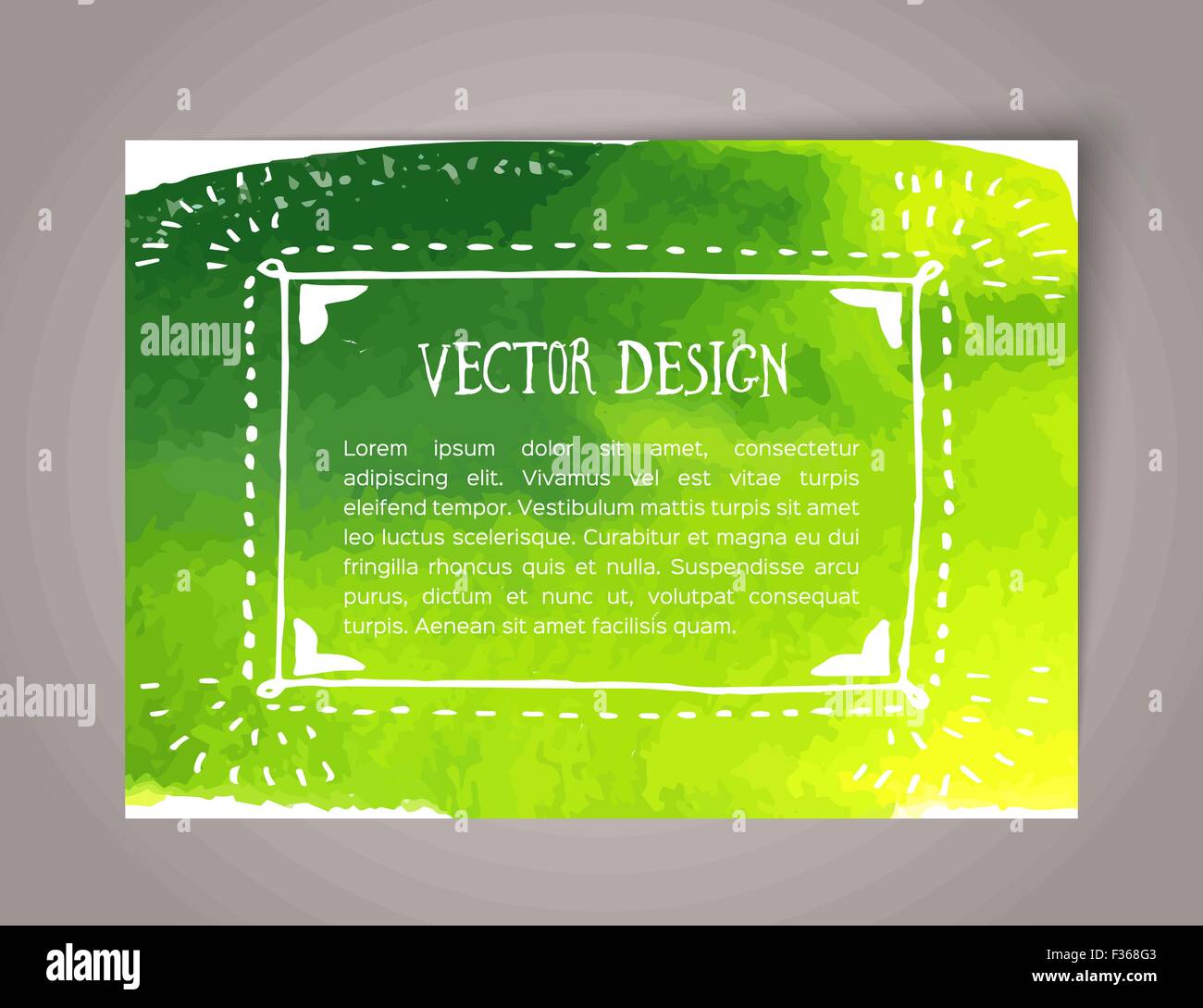 Hand drawn watercolor cards Stock Vector Image & Art - Alamy